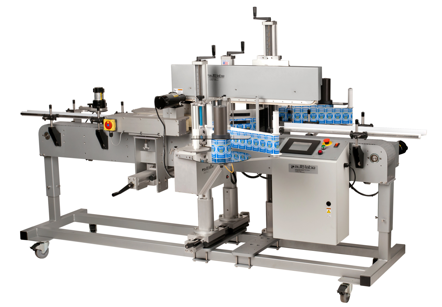 Auto Labe - 680S Automatic Two Sided Oval Product Labeling ...