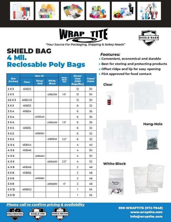 Poly Bags - Wrap Tite - Independence Industrial Products